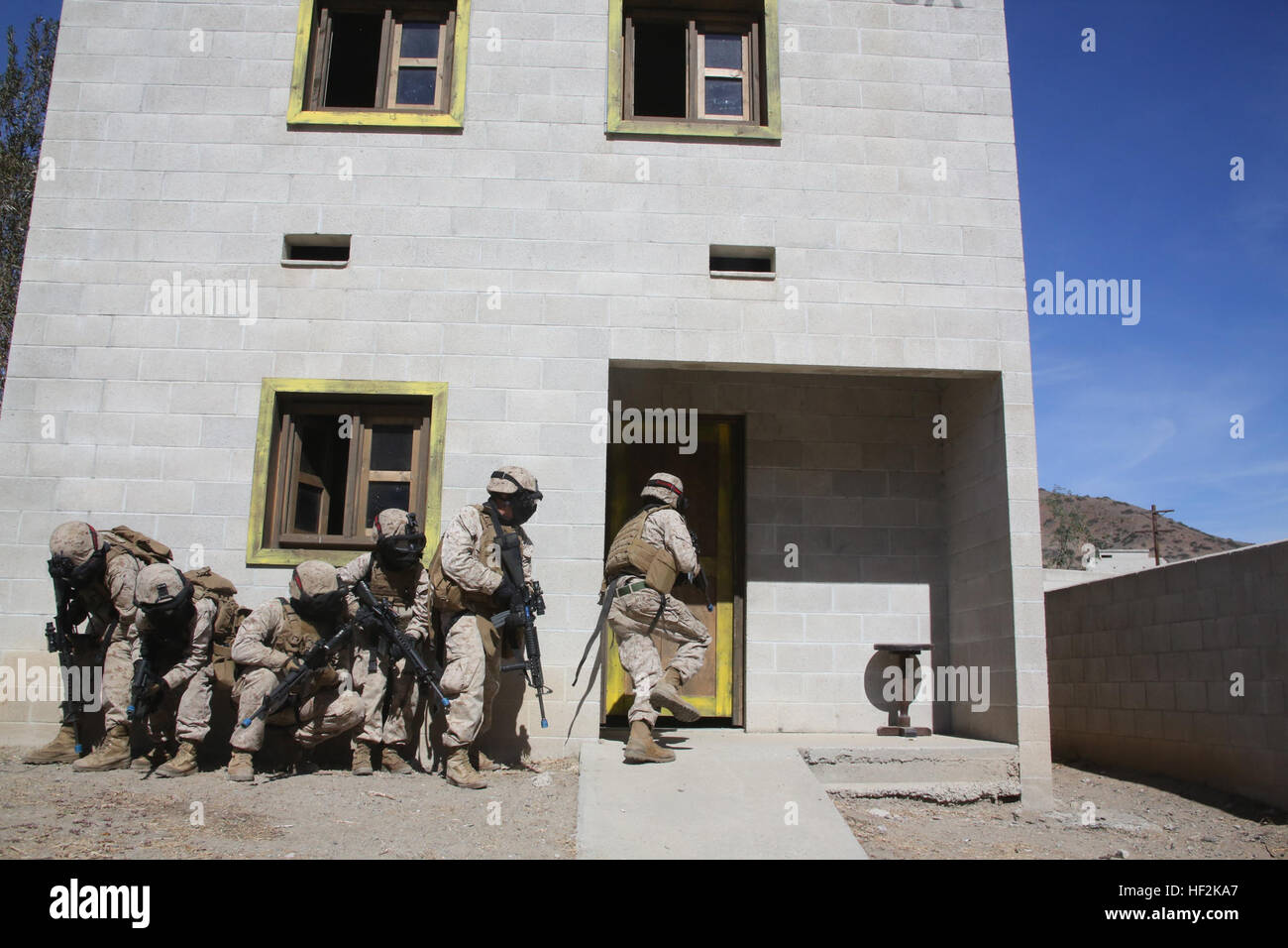 U.S. Marines with Alpha Company, 7th Engineer Support Battalion, 1st ...
