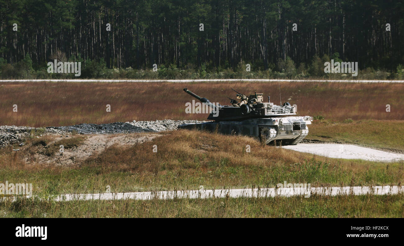 Marines with Bravo Company, 2nd Tank Battalion, 2nd Marine Division, II ...