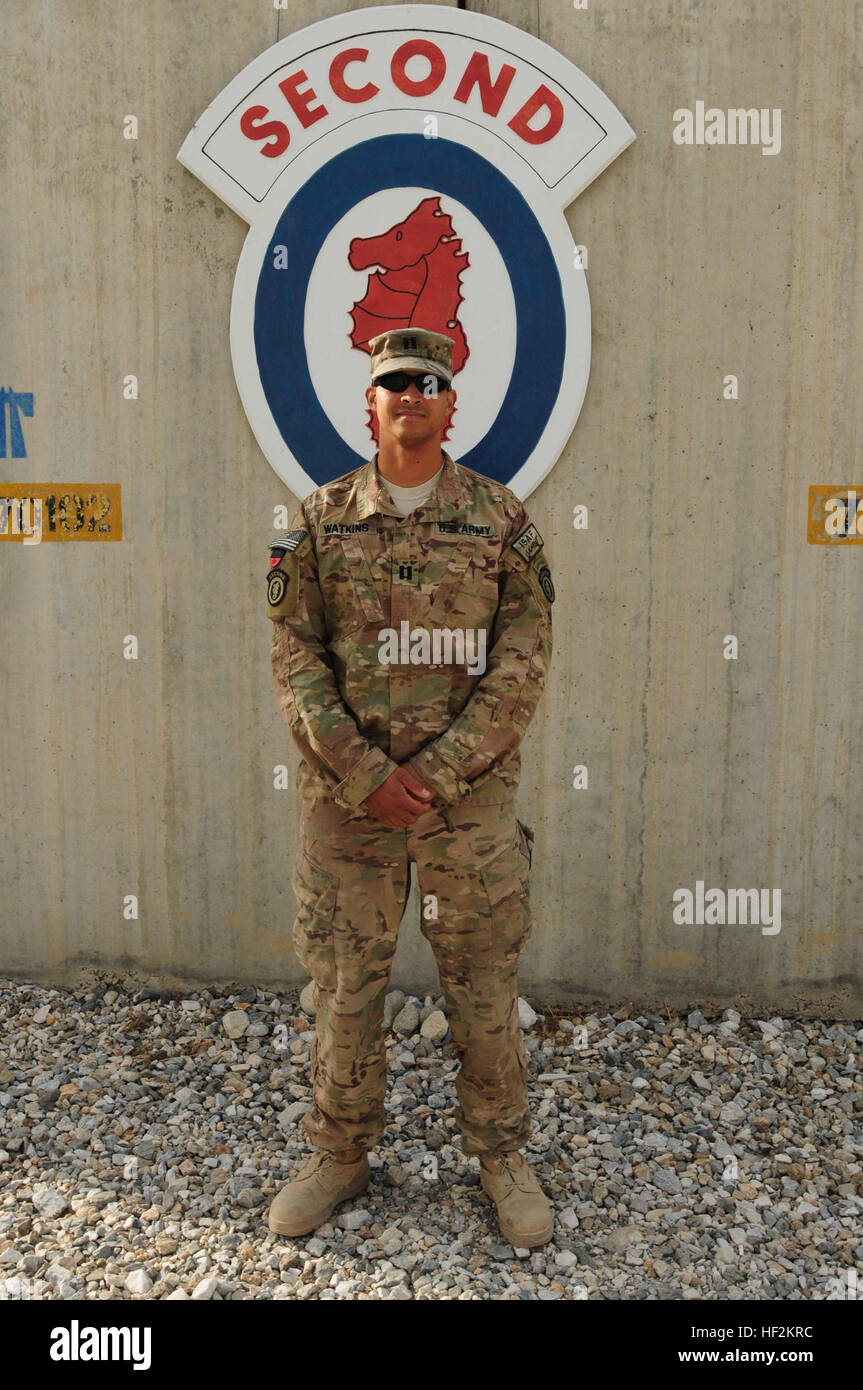 Capt. Uriah Watkins, a native of Rexburg, Idaho, who serves as a ...