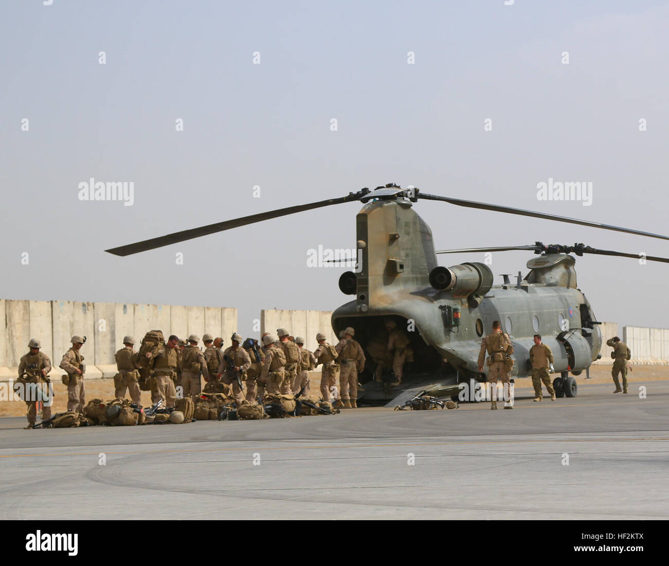 U.S. Marines with Regional Command (Southwest) (RC(SW)) exit a British ...