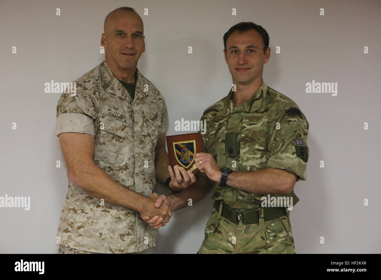 Maj. Will Clarke, future operations planner with the British Royal ...