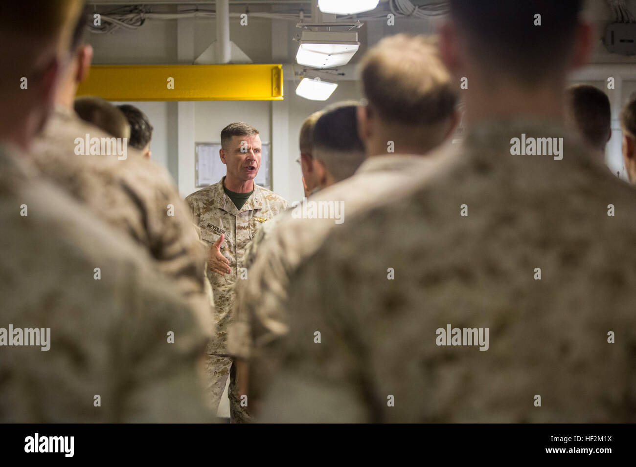 Major Gen. William D. Beydler, the commanding general of II Marine ...