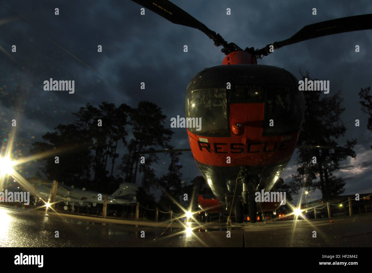 An HH-46E Sea Knight helicopter formerly operated by Marine Transport ...
