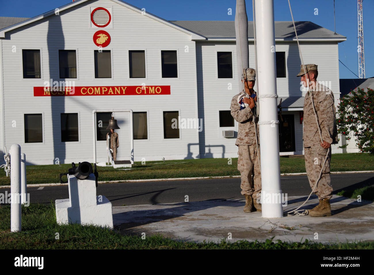 Marine corps security force company guantanamo bay hi-res stock ...