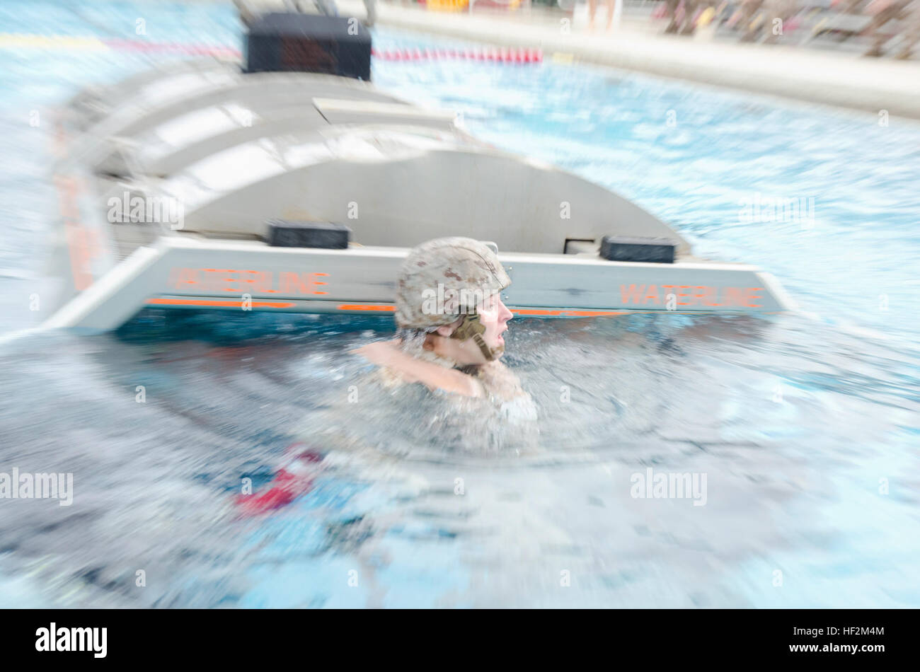 Shallow water egress training indoctrination course hi-res stock ...