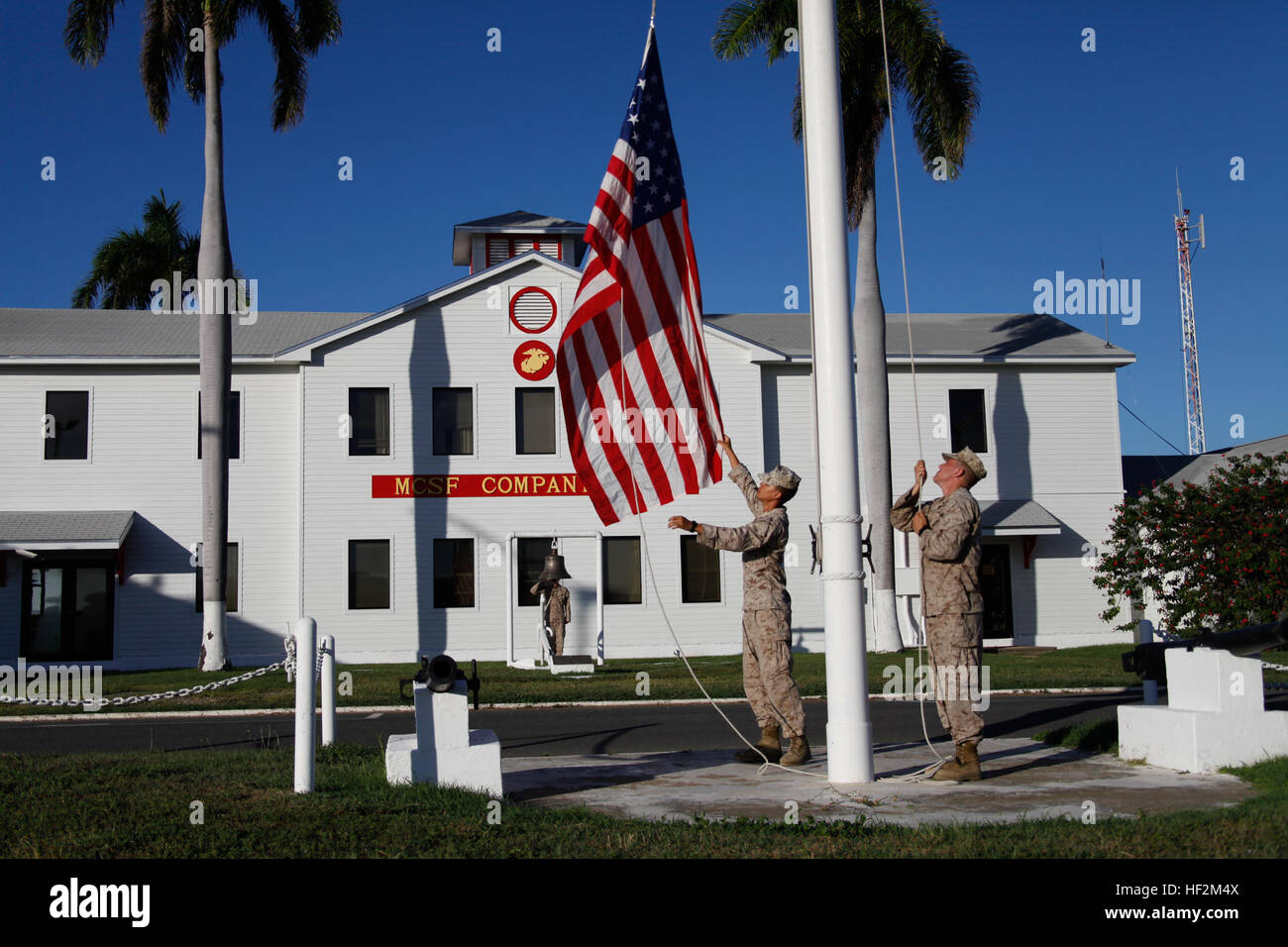 Marine corps security force company guantanamo bay hi-res stock ...