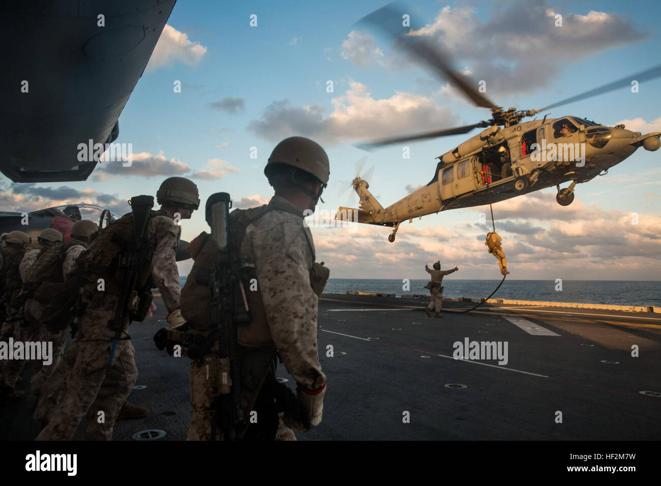 Marines with Security Platoon, Maritime Raid Force, 24th Marine ...