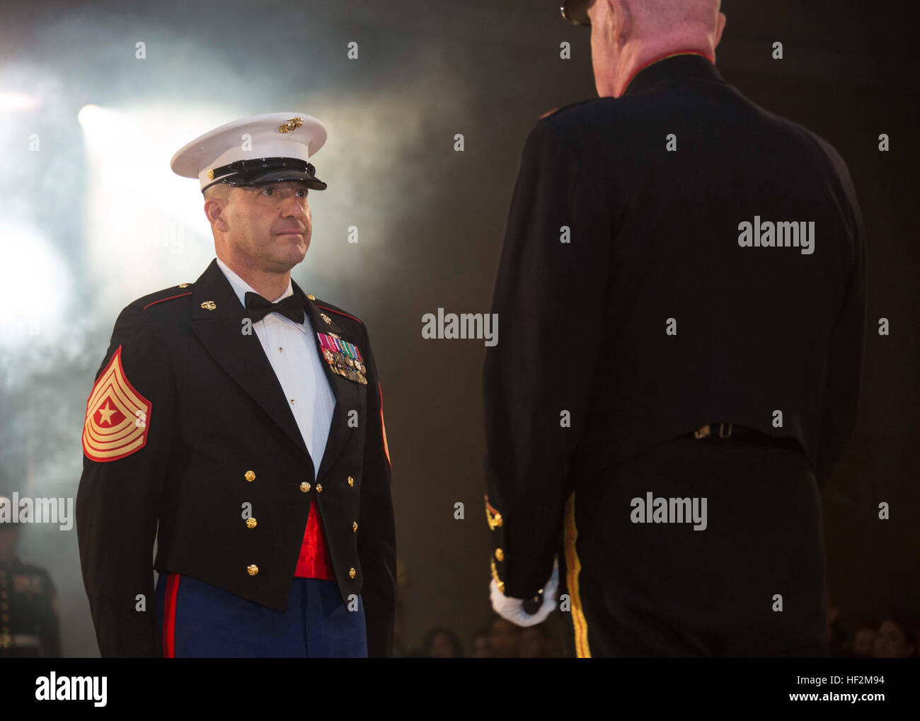 U.S. Marine Sgt. Maj. Anthony A. Spadaro, Sergeant Major of Marine ...