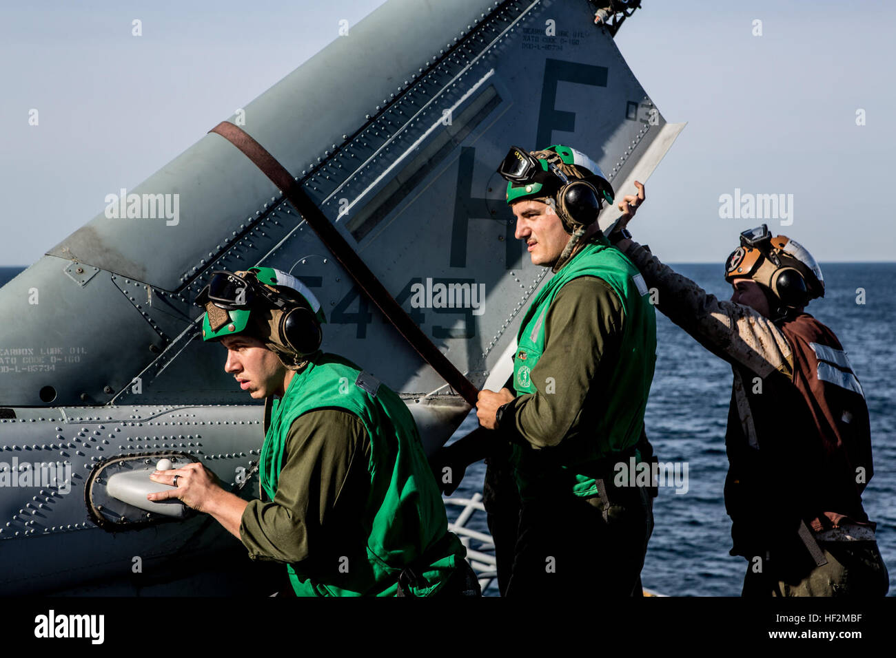 U.S. Marines assigned to Marine Light Attack Helicopter Squadron (HMLA ...