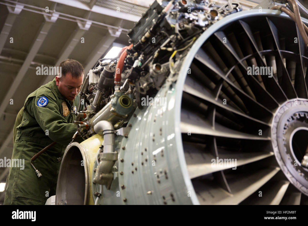 Sergeant Jorge A. Flores, a fixed-wing aircraft mechanic with Marine ...