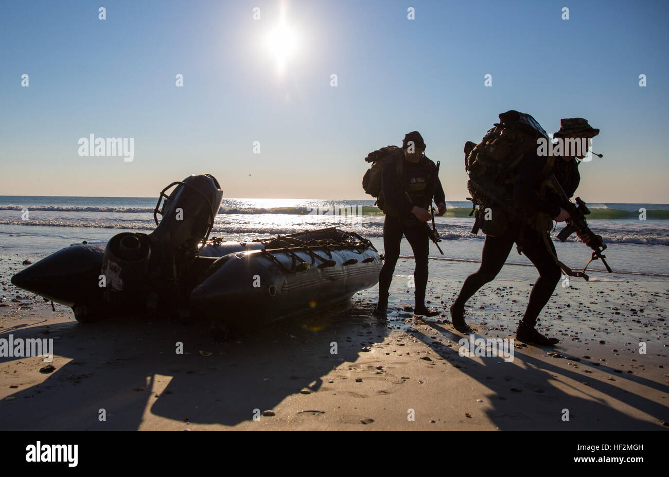 Marines with 2nd Reconnaissance Battalion, 2nd Marine Division, II ...
