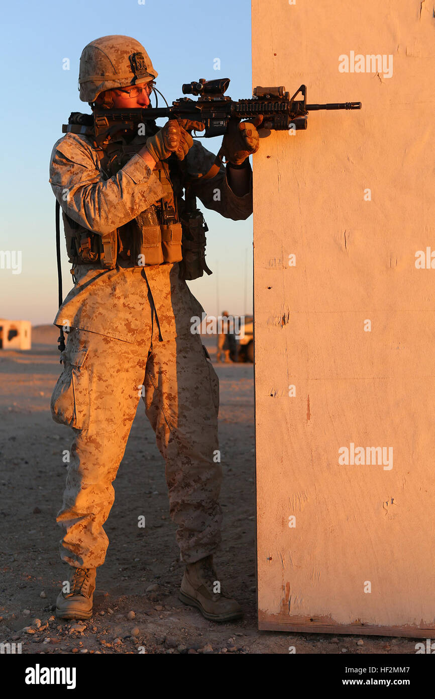 Gunnery Sgt. James McGilton, a section leader with combined anti-armor ...