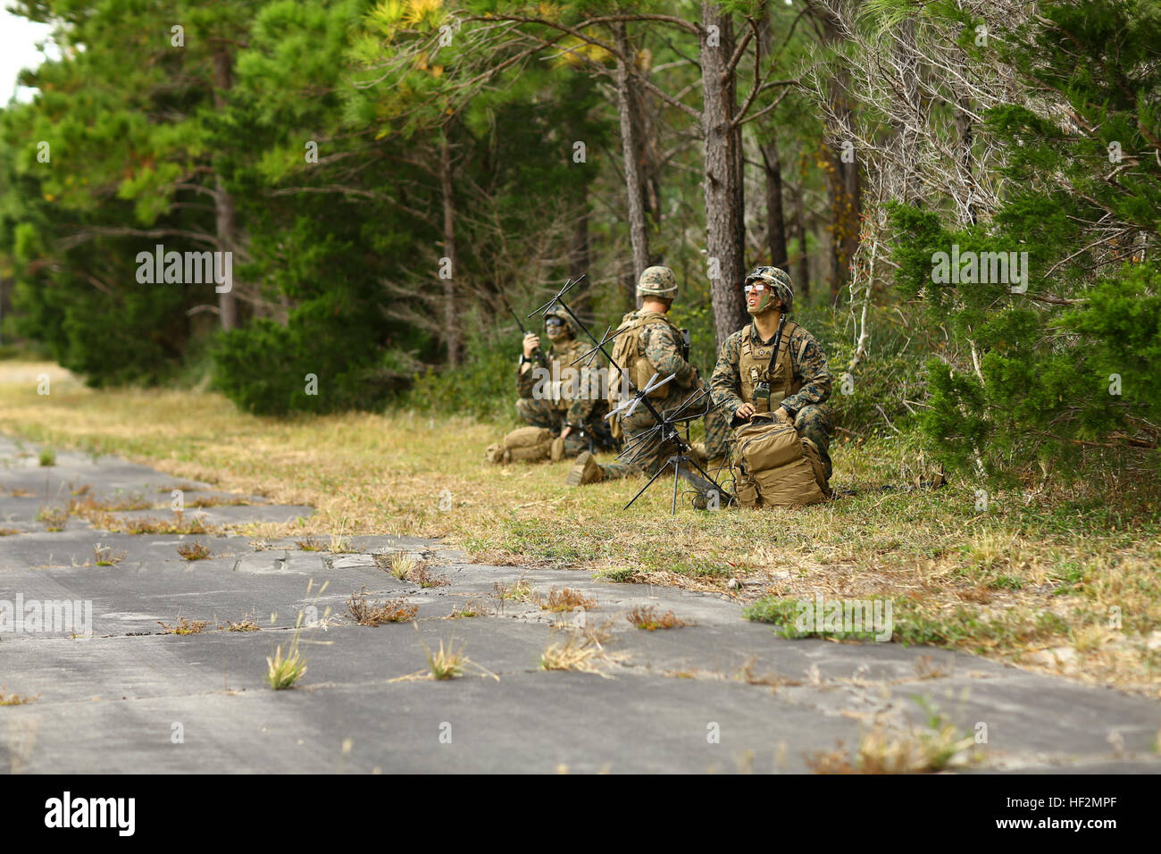 U.S. Marines assigned to 2nd Battalion, 6th Marine Regiment establish ...