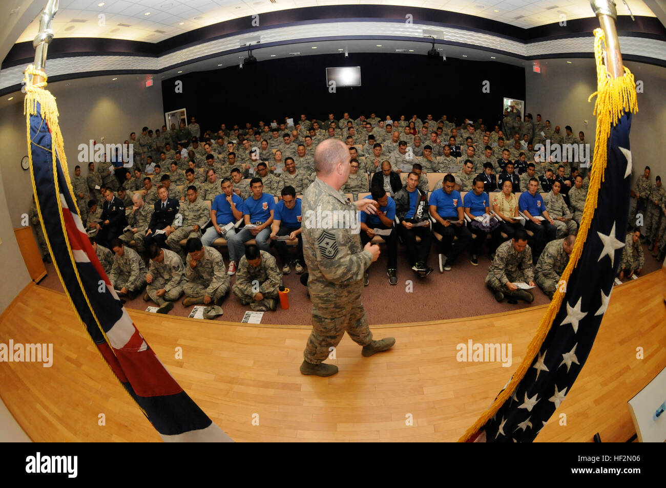 U.S. Air Force Chief Master Sgt. James W. Hotaling, command chief ...