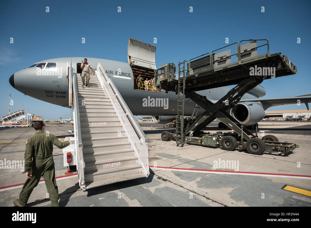 Aerial porters from the Kentucky Air National Guard’s 123rd Contingency ...