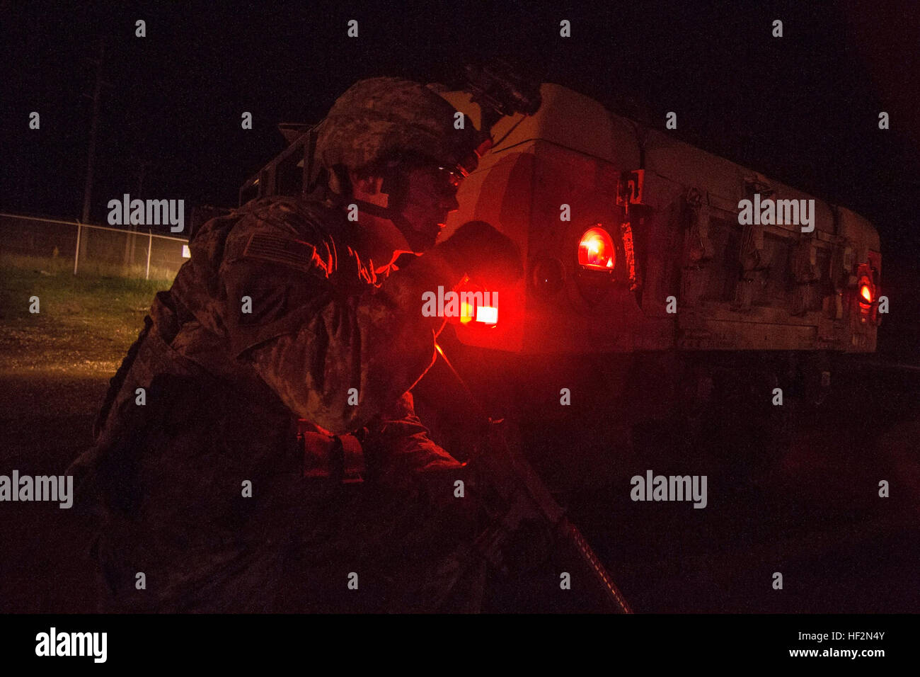 Sgt. Daniel Randall, a member of the Joint Task Force security forces ...