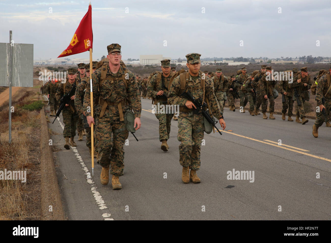 Marines with Marine Wing Communications Squadron (MWCS) 38 conducts a ...