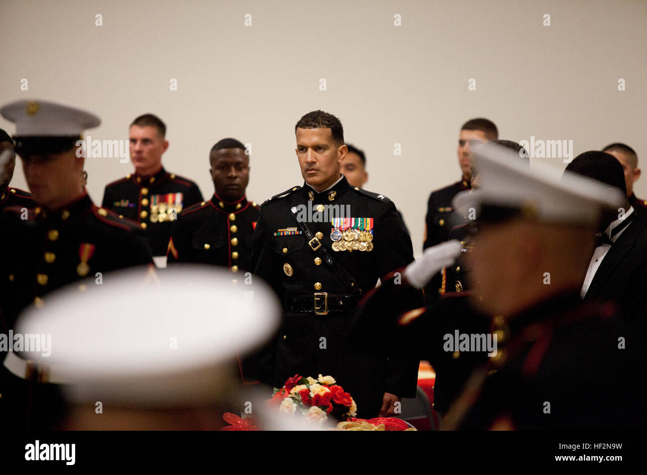 U.S. Marine Col. David E. Jones, commanding officer for Marine Corps ...