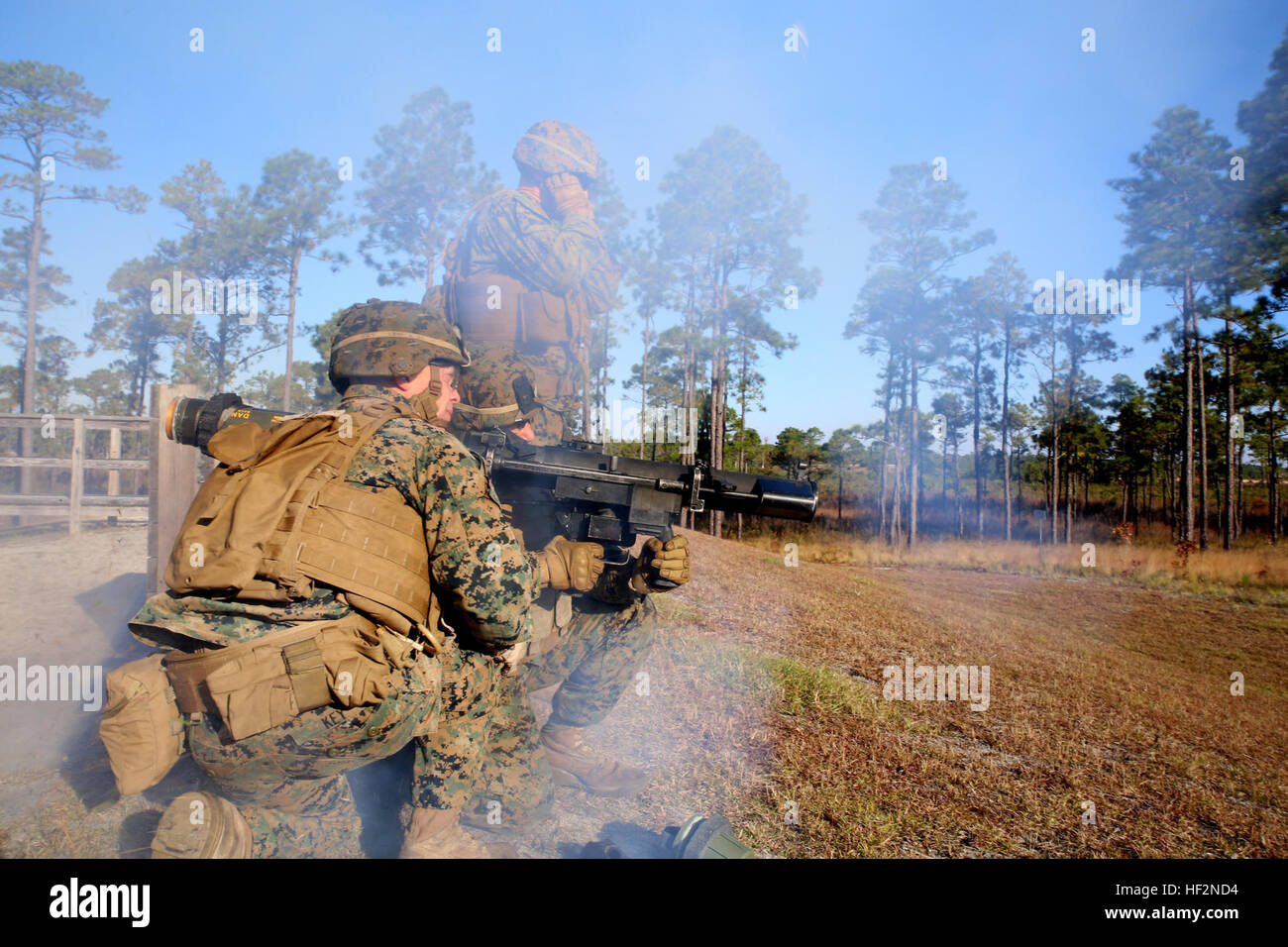 Marines with the Anti-Armor Section, Weapons Company, Ground Combat ...
