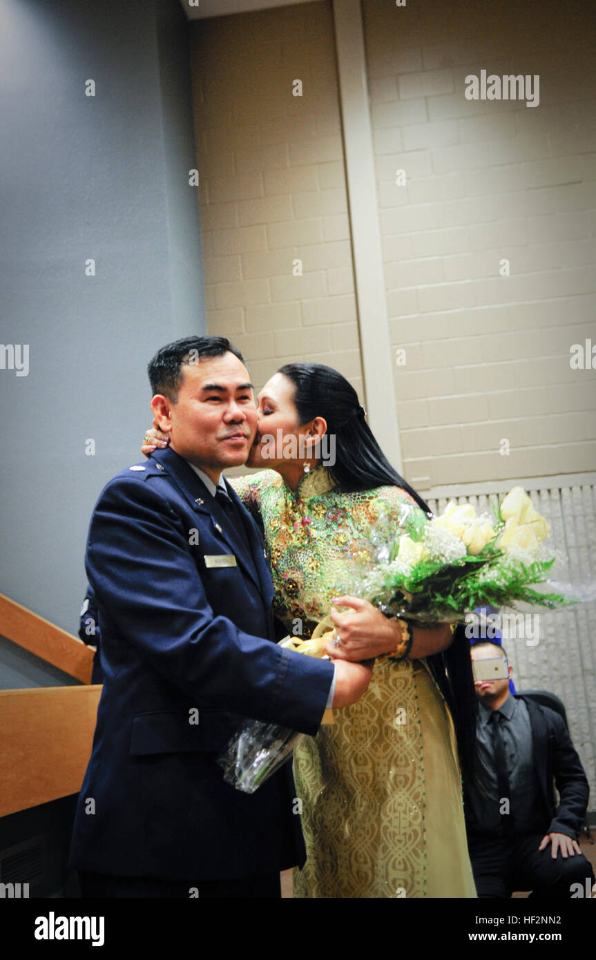 Air Force Lt. Col. Don Nguyen, assistant director of operations for the ...