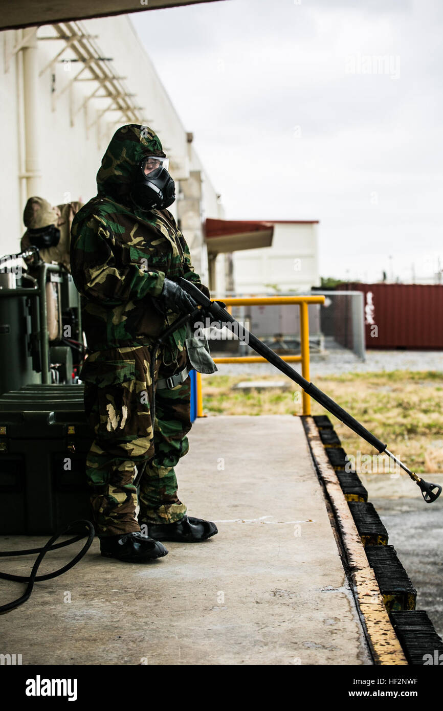 Lance Cpl. Emma A. Brunet, a chemical, biological, radiological and ...