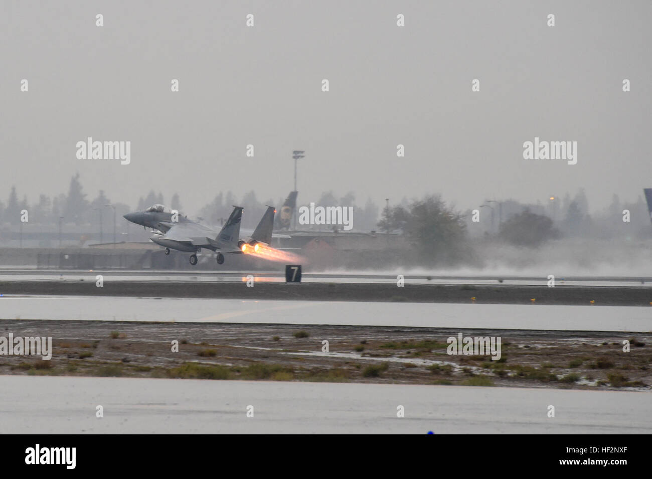An F-15C Eagle from the 144th Fighter Wing, California Air National ...