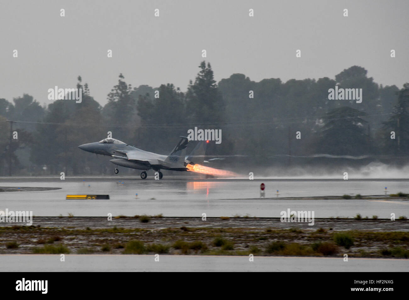 An F-15C Eagle from the 144th Fighter Wing, California Air National ...