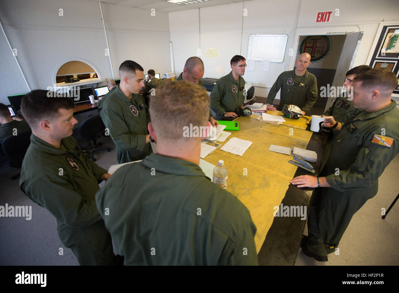 U.S. Marines assigned to Marine Aerial Refueler Transport Squadron ...