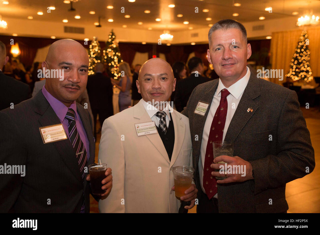 Marines pose for a photograph Dec. 6 during the annual 10 Star Social ...