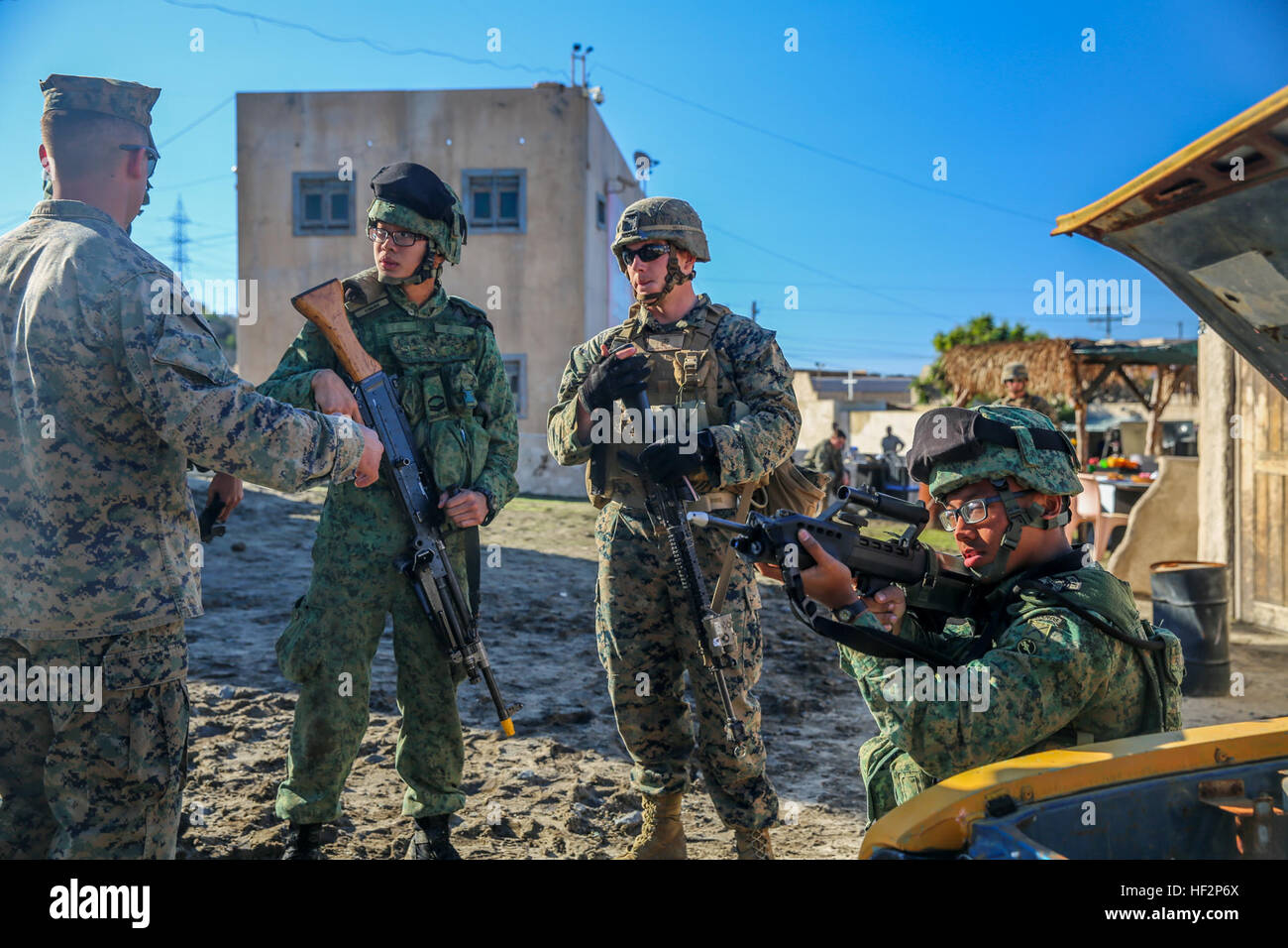 U.S. and Singaporean forces conducted Exercise Valiant Mark at Camp ...