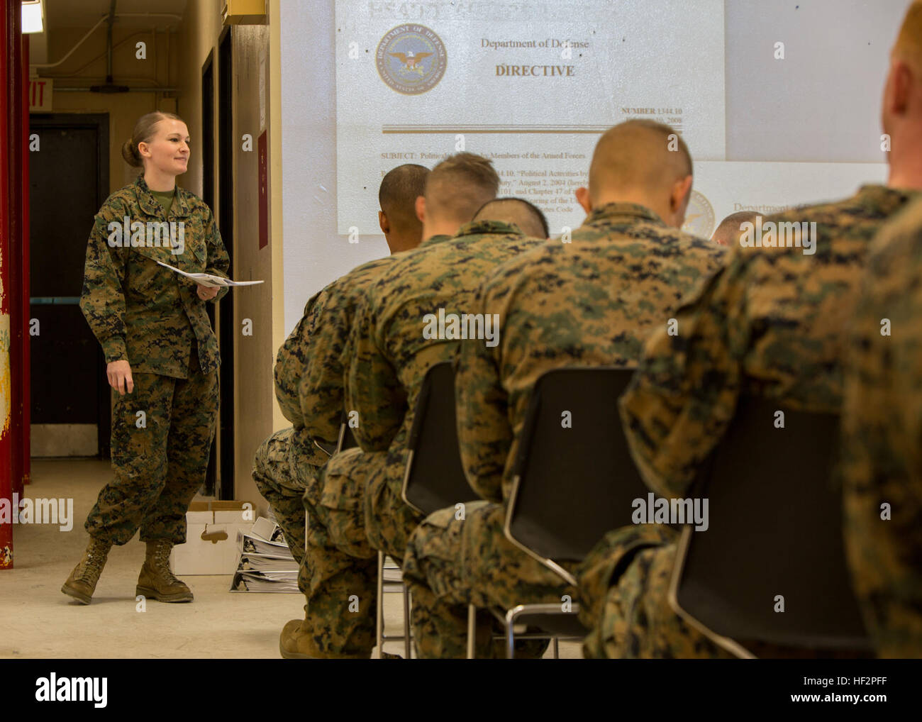 Sgt. Christina E. Lahr, a field wireman with Headquarters Battery, 10th ...