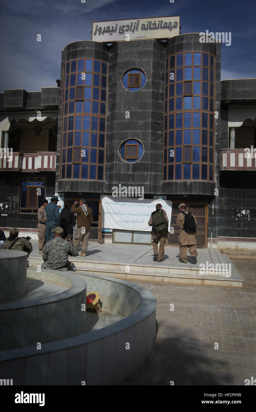 Building in Zaranj Stock Photo - Alamy