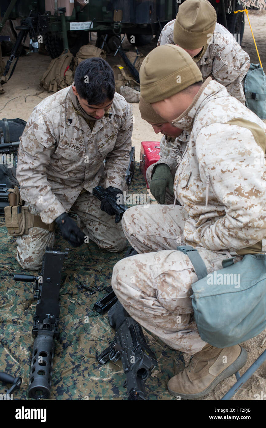 U.S. Marines with Headquarters Battalion Security Platoon, 1st Marine ...