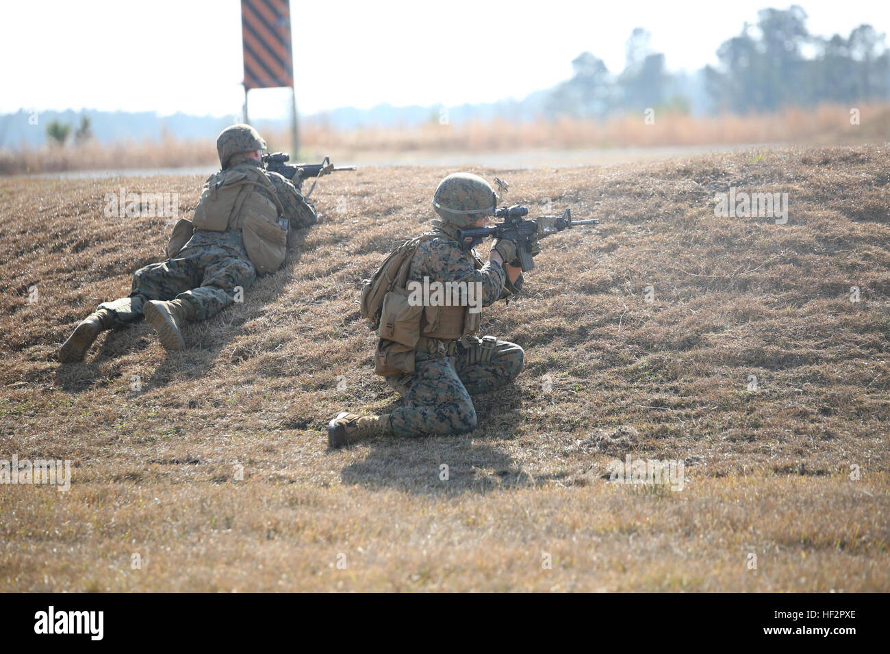Marines with Company A, Ground Combat Element Integrated Task Force ...