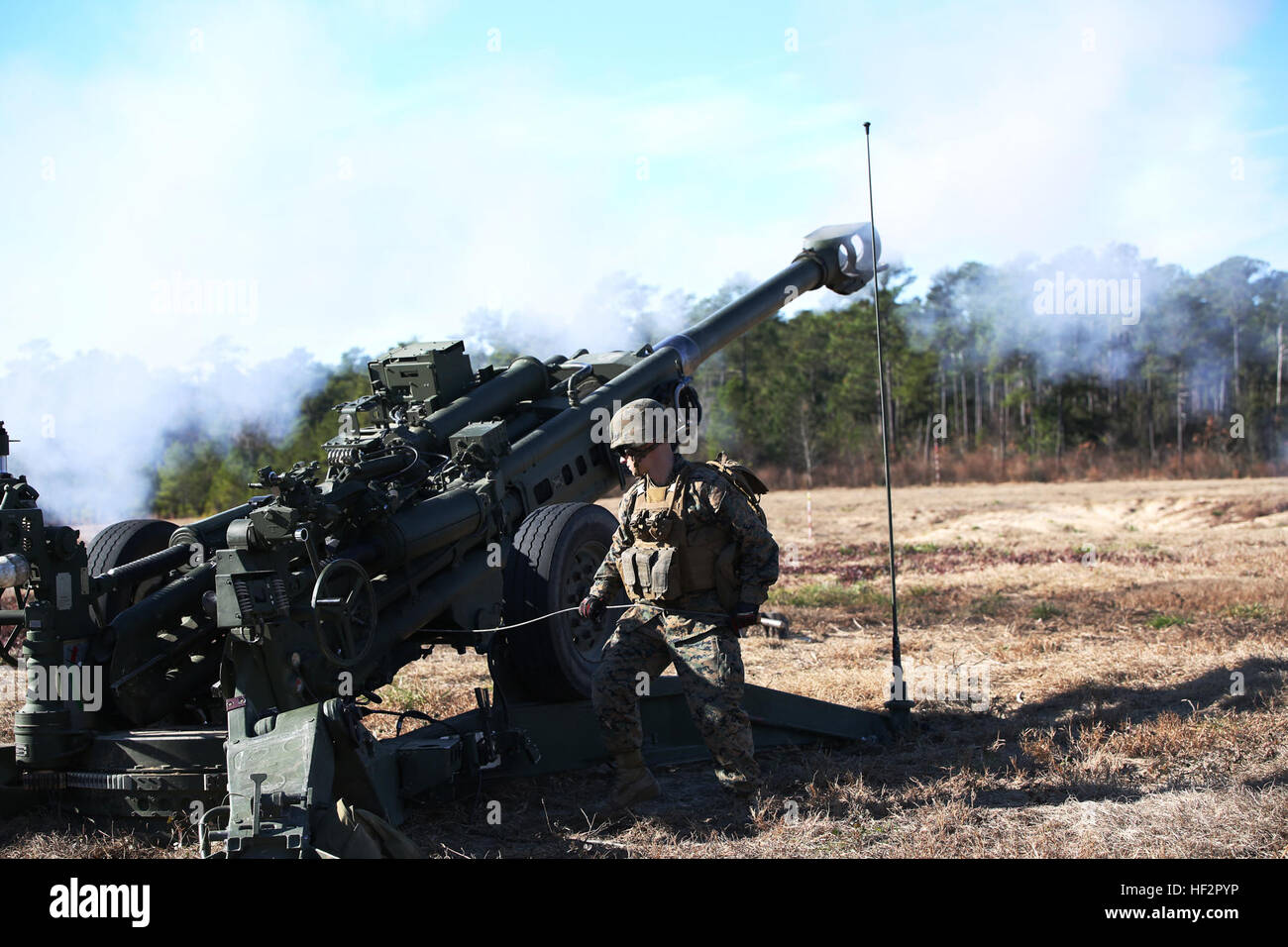 Cpl. Caleb Hulett, field artillery cannoneer, Battery A, Ground Combat ...