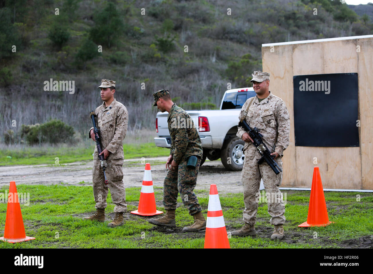 Marine 1st Lt. David Deal, platoon commander, Company A, 1st Battalion ...