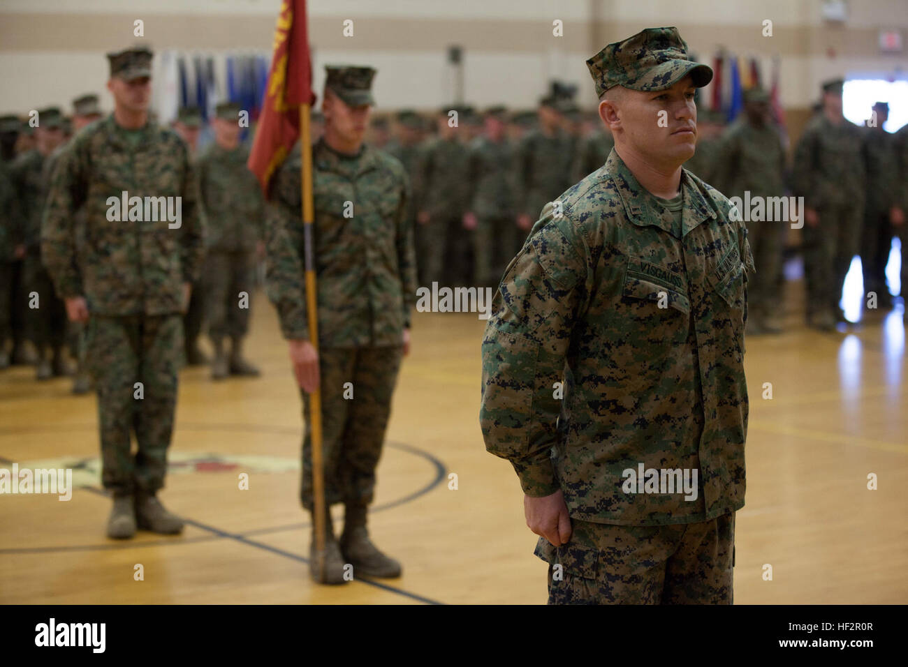 U.S. Marine Corps Capt. Mikelis J. Visgauss, Company Commander, Alpha ...