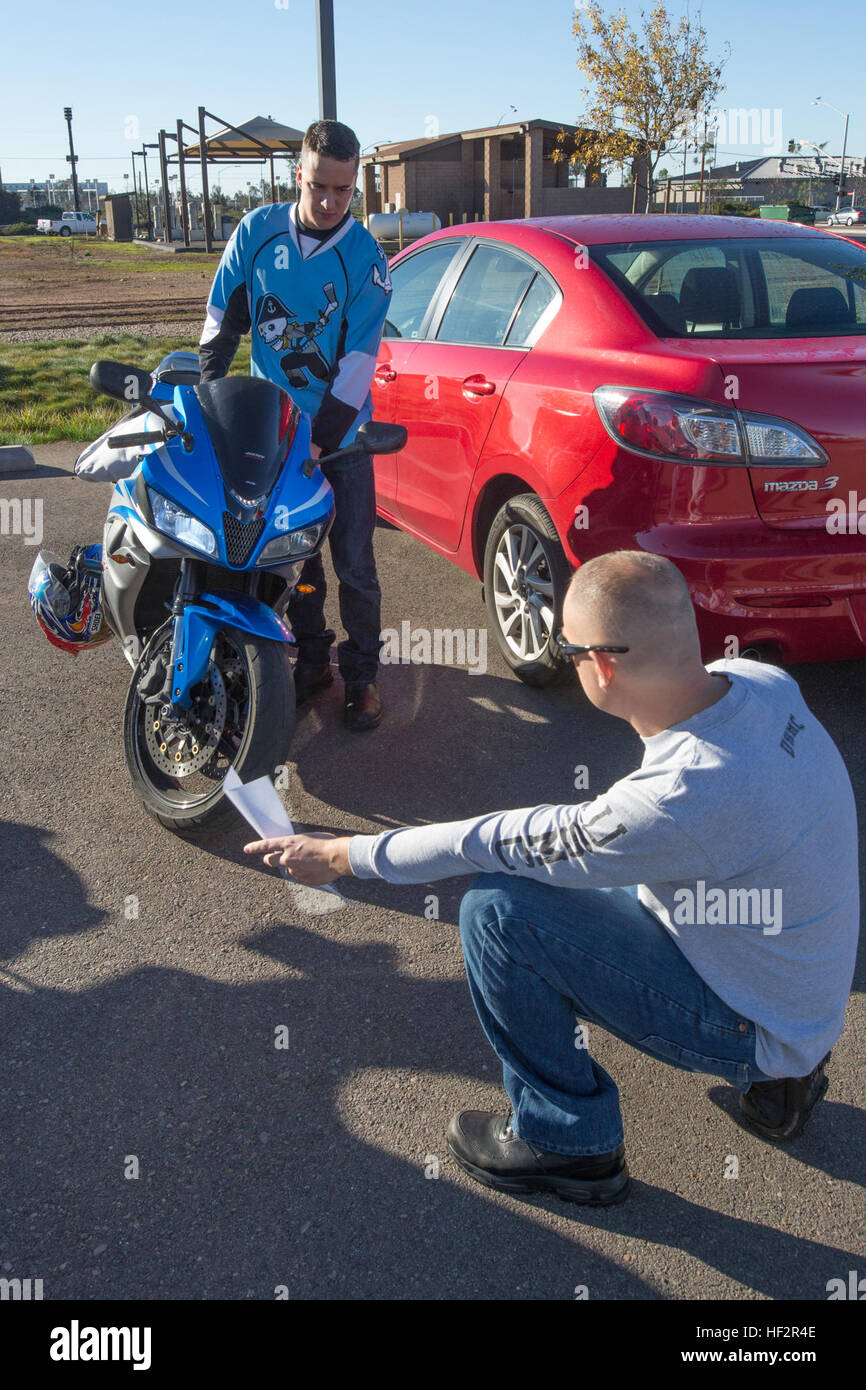Lance Cpl. Jordan Kane, a Headquarters and Headquarters Squadron ...