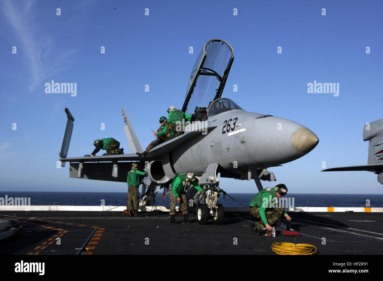 Marines and Sailors assigned to Marine Fighter Attack Training Squadron ...
