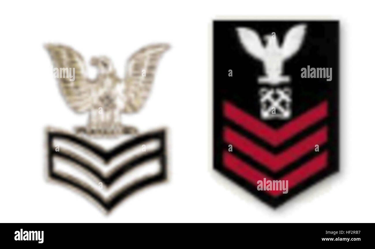 E6 USN PO1 Stock Photo - Alamy