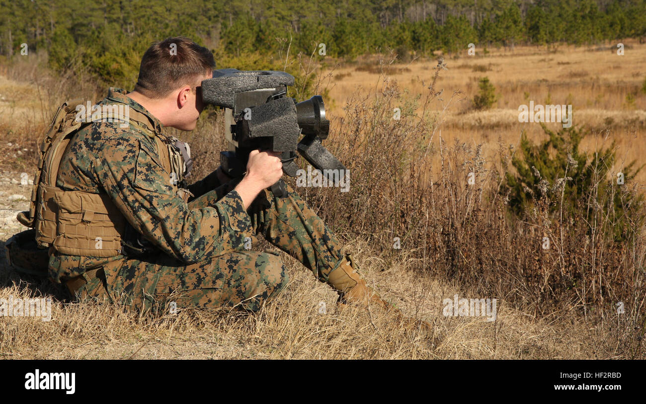 Cpl. Logan W. Briggs, an anti-tank misslman with Weapons Company, 2nd ...
