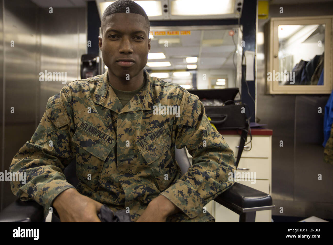 Cpl. Malik S. RolandPickens, a warehouse clerk with Combat Logistics ...