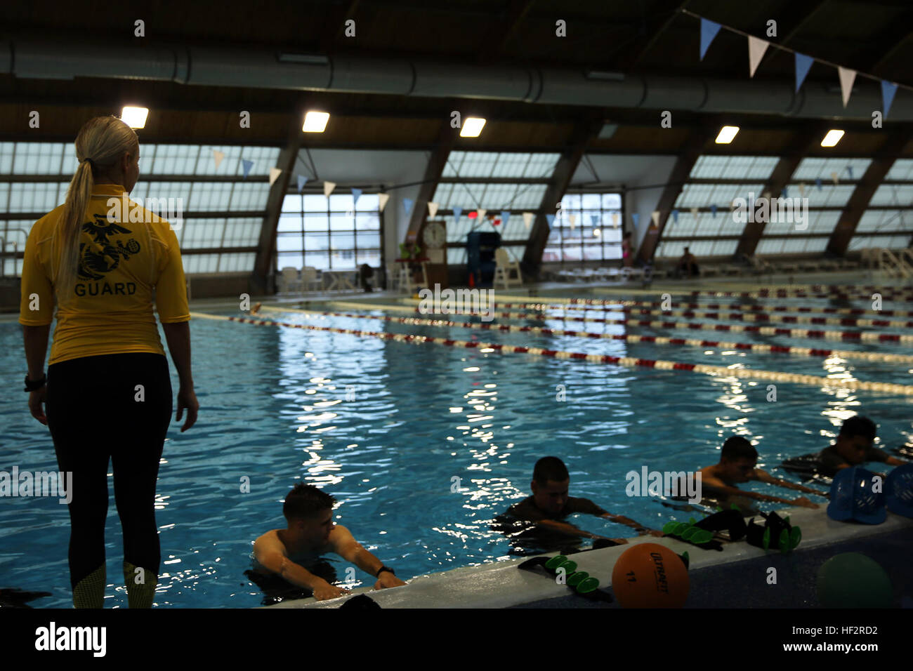 Veronica Laguna gives instructions during an Aquatic Maximum Power ...