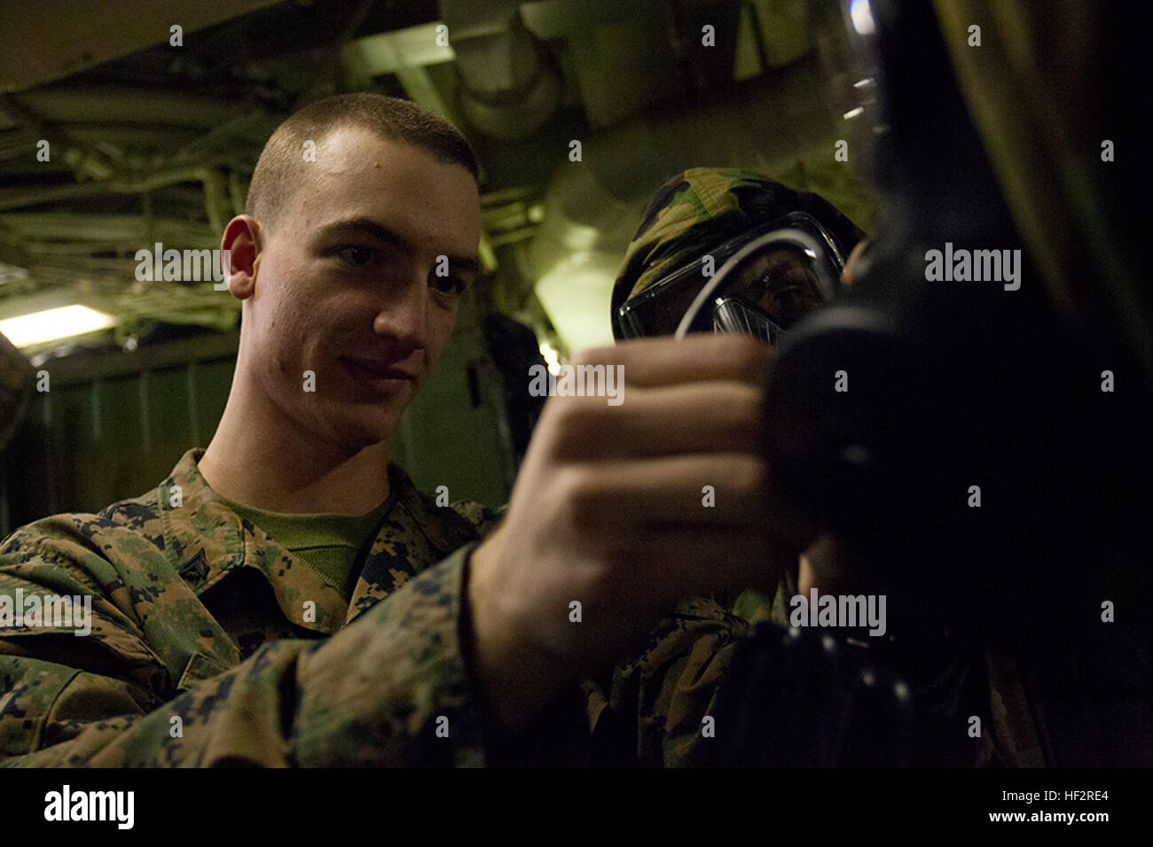 Cpl. Christopher Waters, a chemical, biological, radiological, and ...