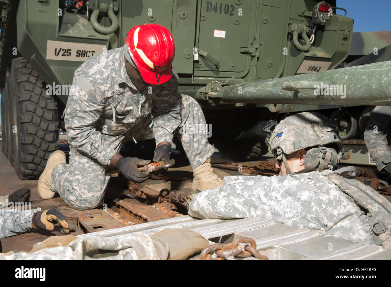 Soldiers from the 1st Stryker Brigade Combat Team, 25th Infantry ...