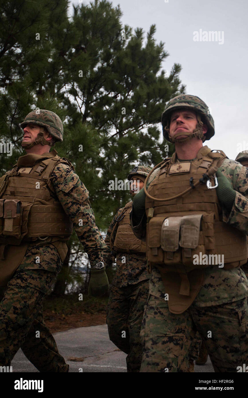 U.S. Marine Corps Gunnery Sgt. Trevor Nelson, right, 22nd Marine ...