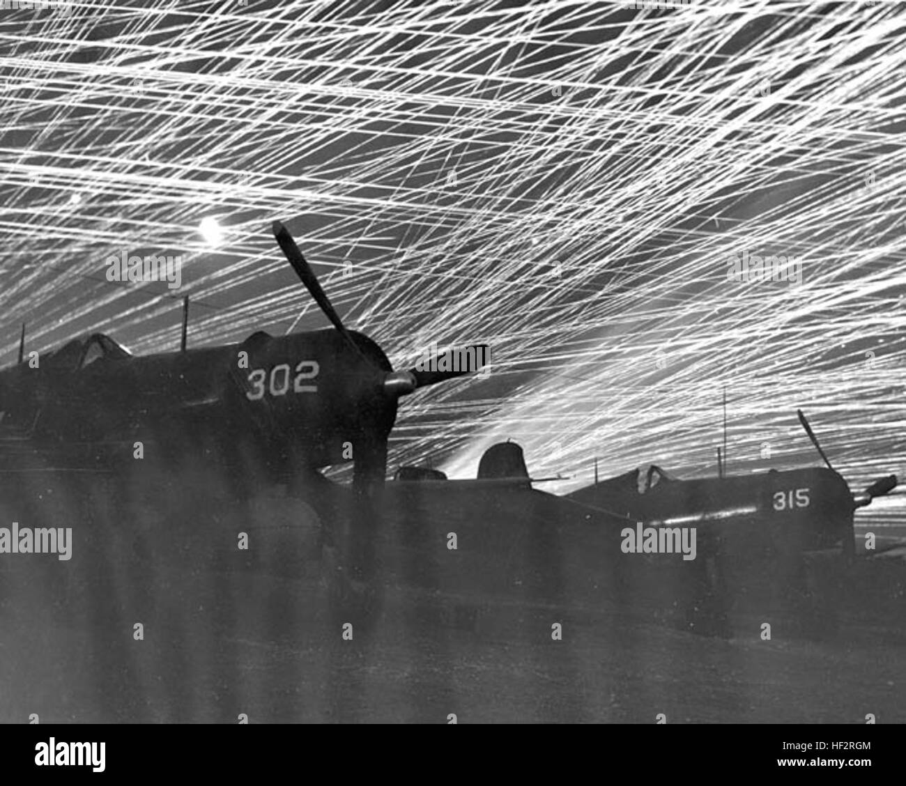 U.S. Marine Corsairs of VMF-311 in WWII Stock Photo - Alamy