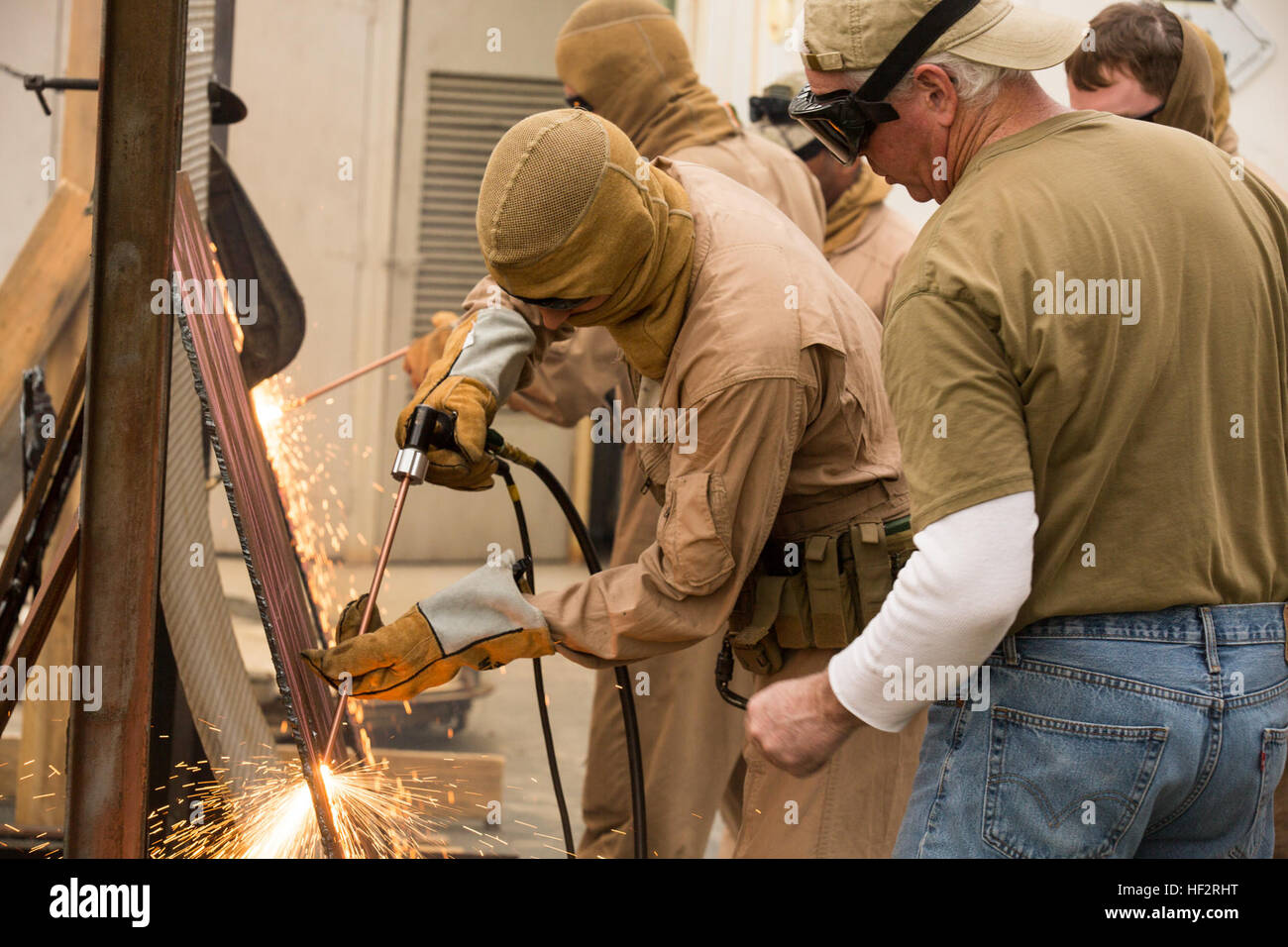 Mr. Tom Joos, with Broco Tactical Systems, teaches breaching techniques ...