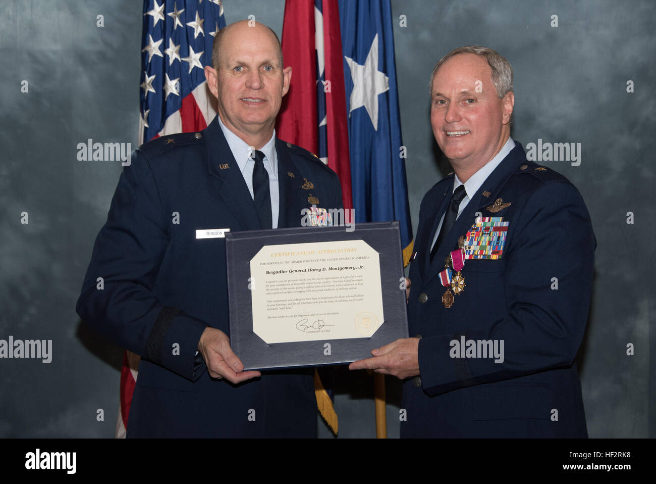 Brig. Gen. Donald L. Johnson, the assistant adjutant general for the ...