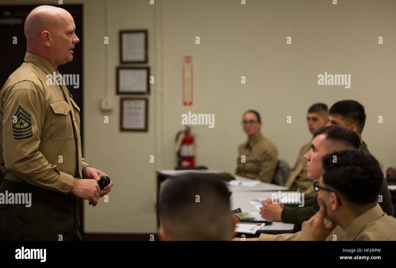 Sgt. Maj. Derek Fry, the Marine Aircraft Group 13 sergeant major and ...